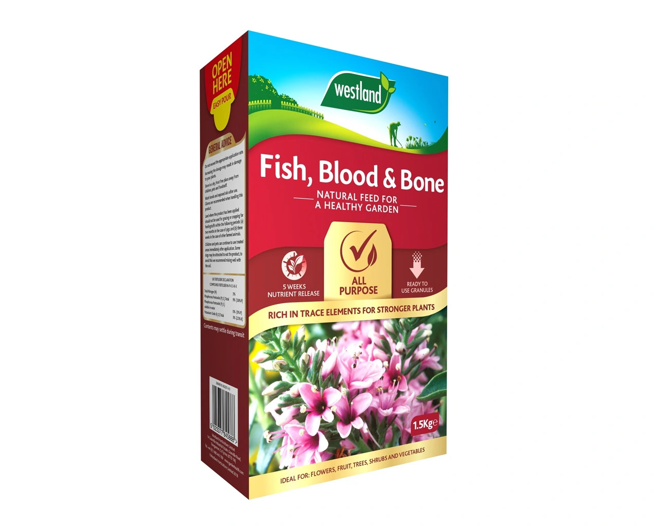 FISH, BLOOD & BONE 1.5KG - Mains of Drums