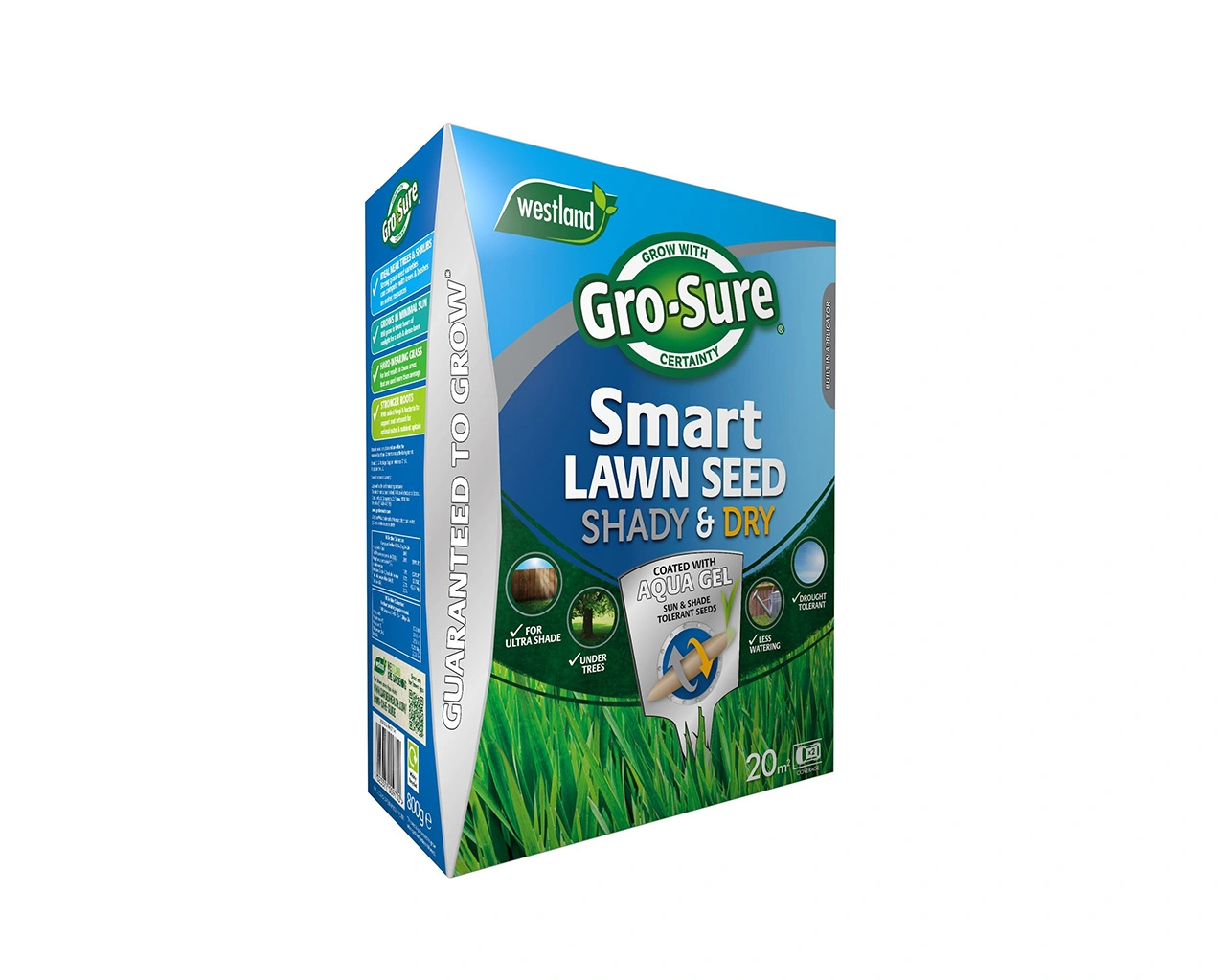 GRO-SURE SMART LAWN SEED SHADY & DRY 20M2 - Mains of Drums