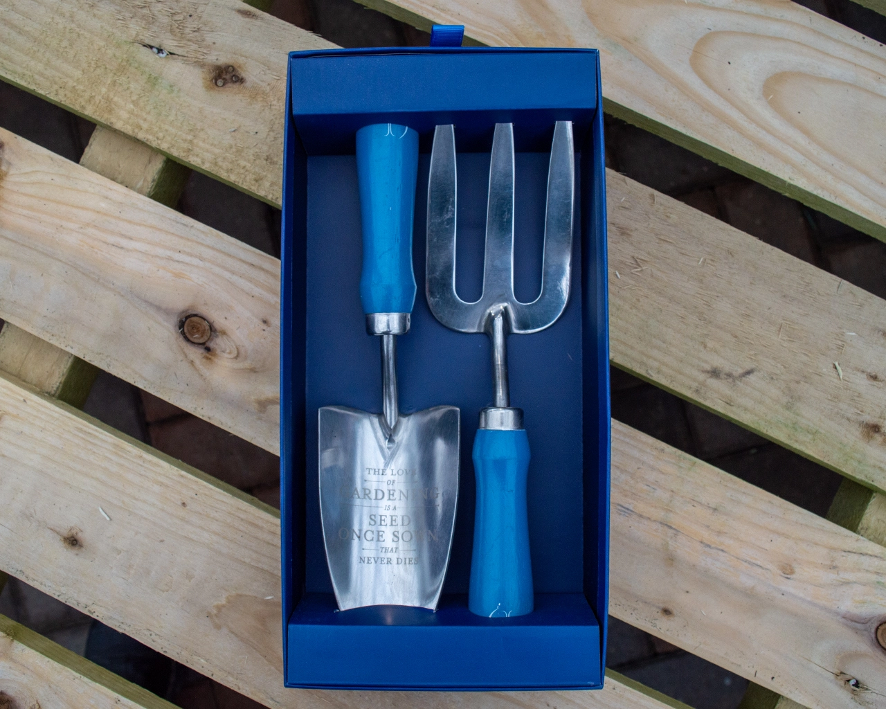 BRITISH MEADOW TROWEL & FORK SET - Mains of Drums